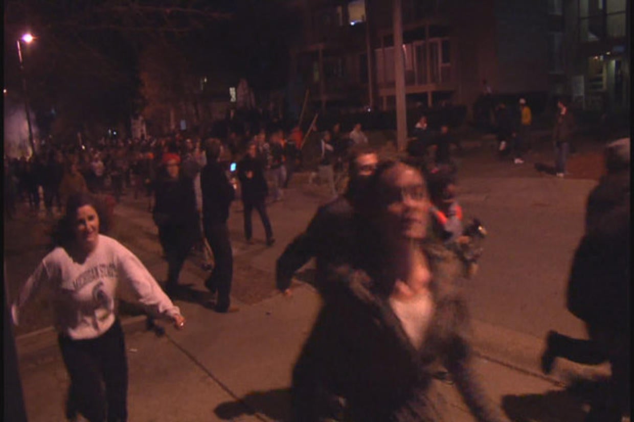 MSU fans get rowdy following Big 10 title win