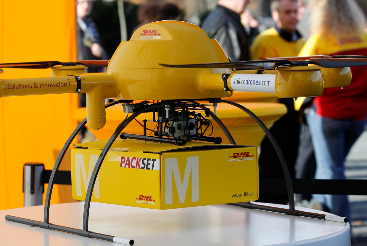 See DHL's futuristic "parcelcopter" drone deliver packages