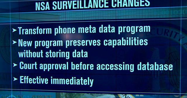 Obama to change NSA phone data program - CBS News