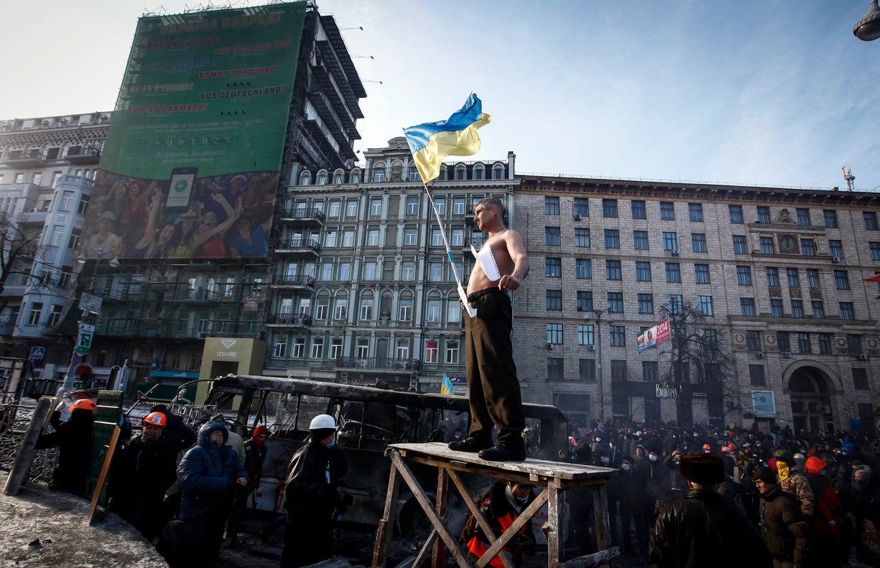 Ukrainian protests grow more violent