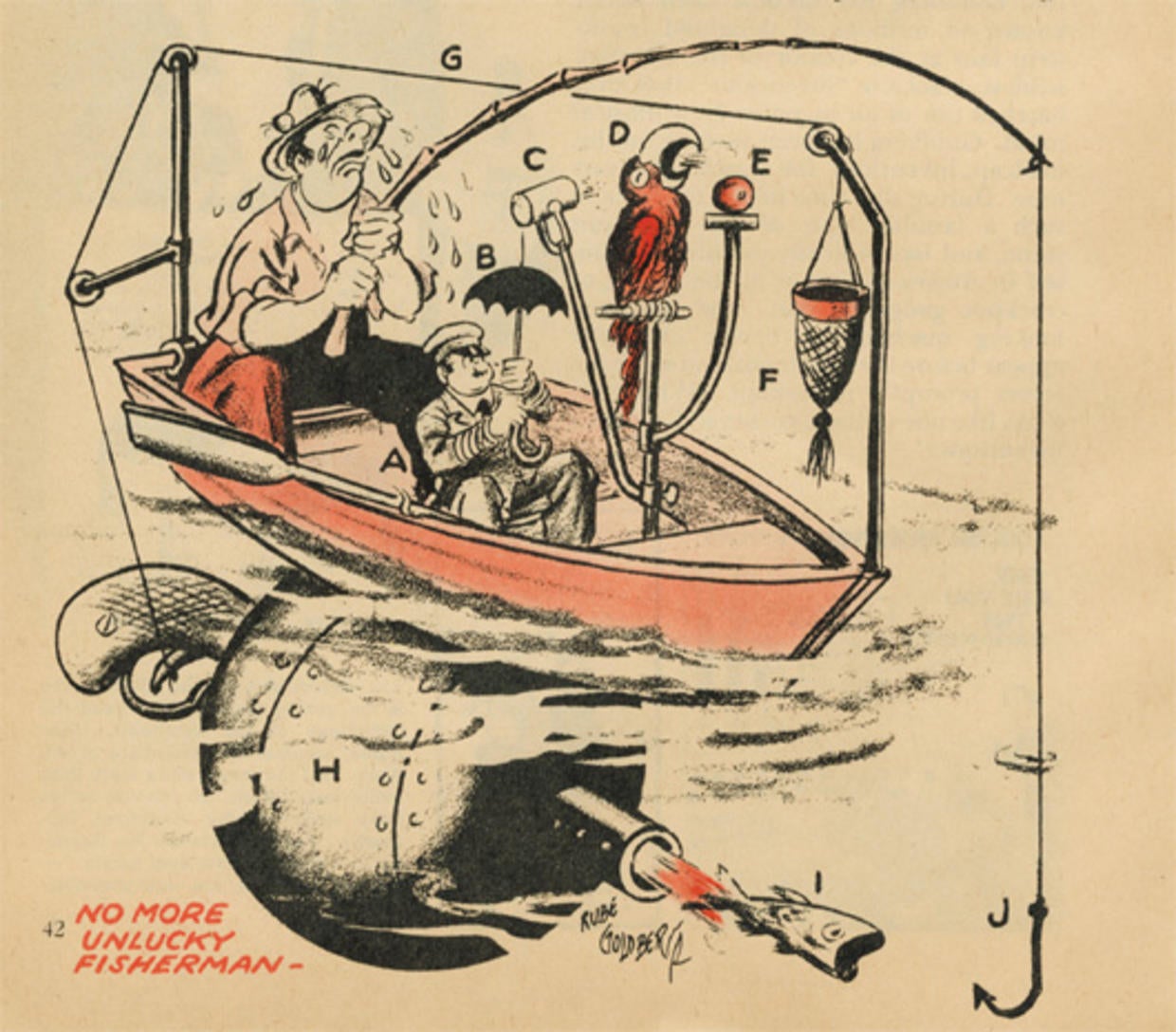 The wacky inventions of Rube Goldberg