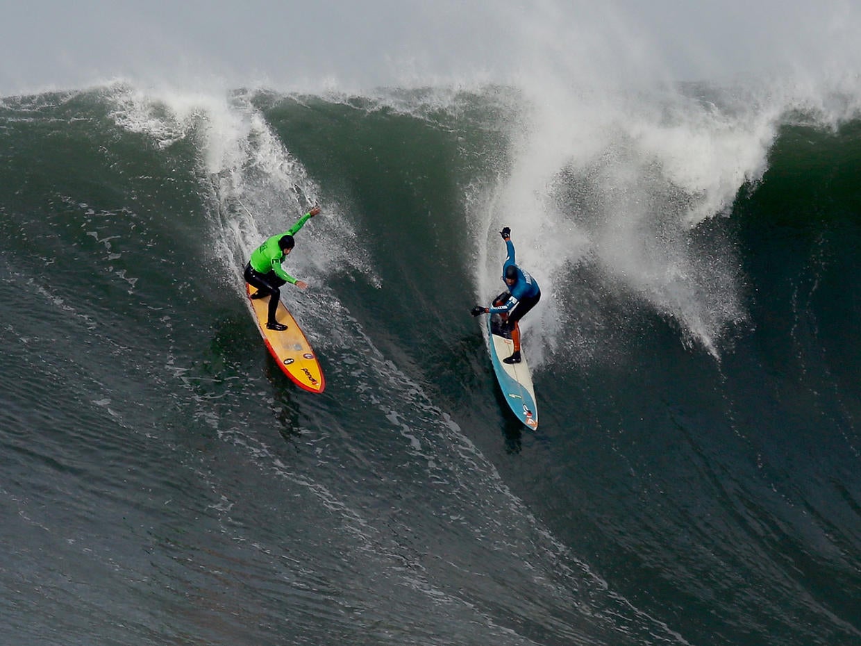 Big waves at Mavericks Invitational
