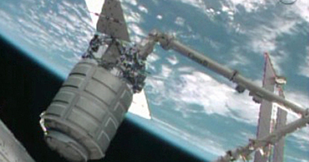 Giant trash bin sent on way from space station - CBS News