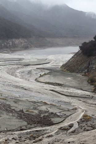 Rain creates rivers of mud in California
