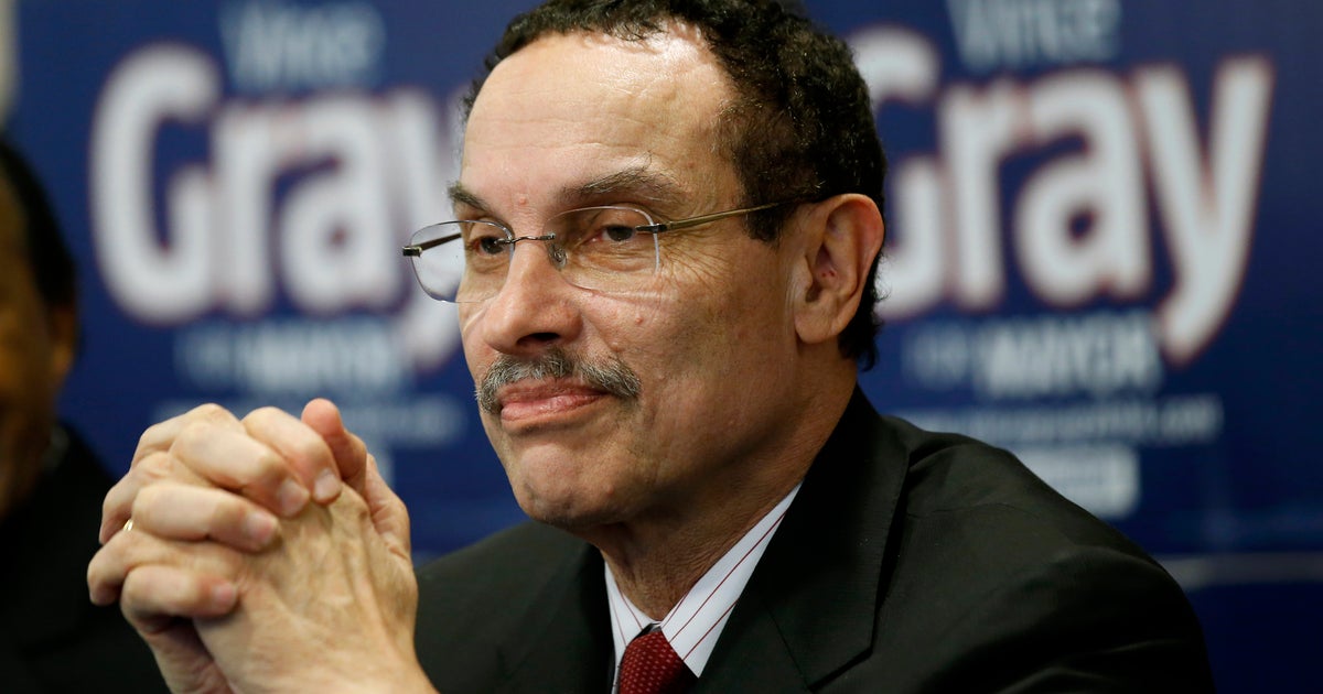 Amid scandal, Washington, D.C. mayor Vincent Gray loses primary - CBS News
