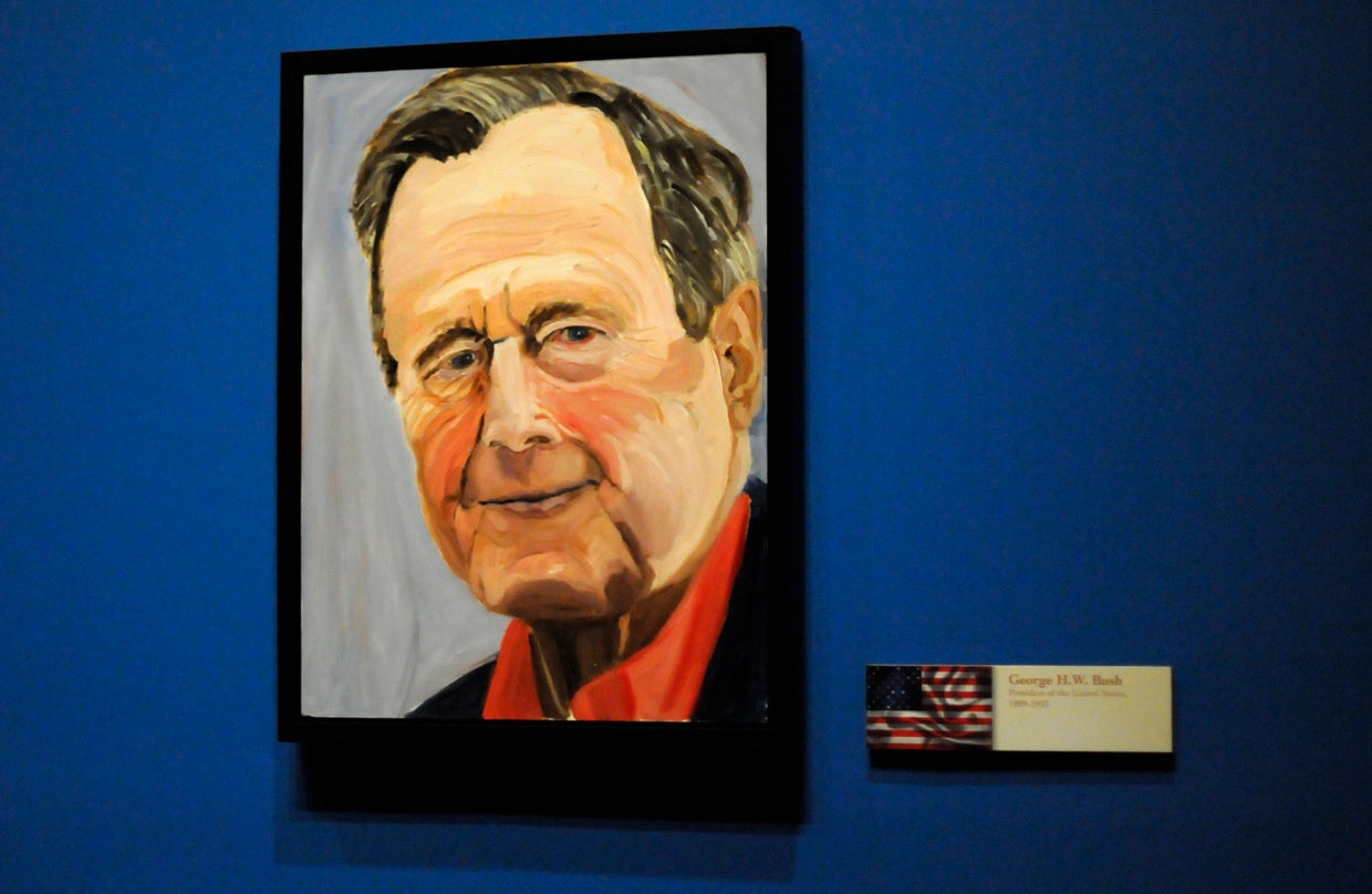 George W. Bush paints world leaders