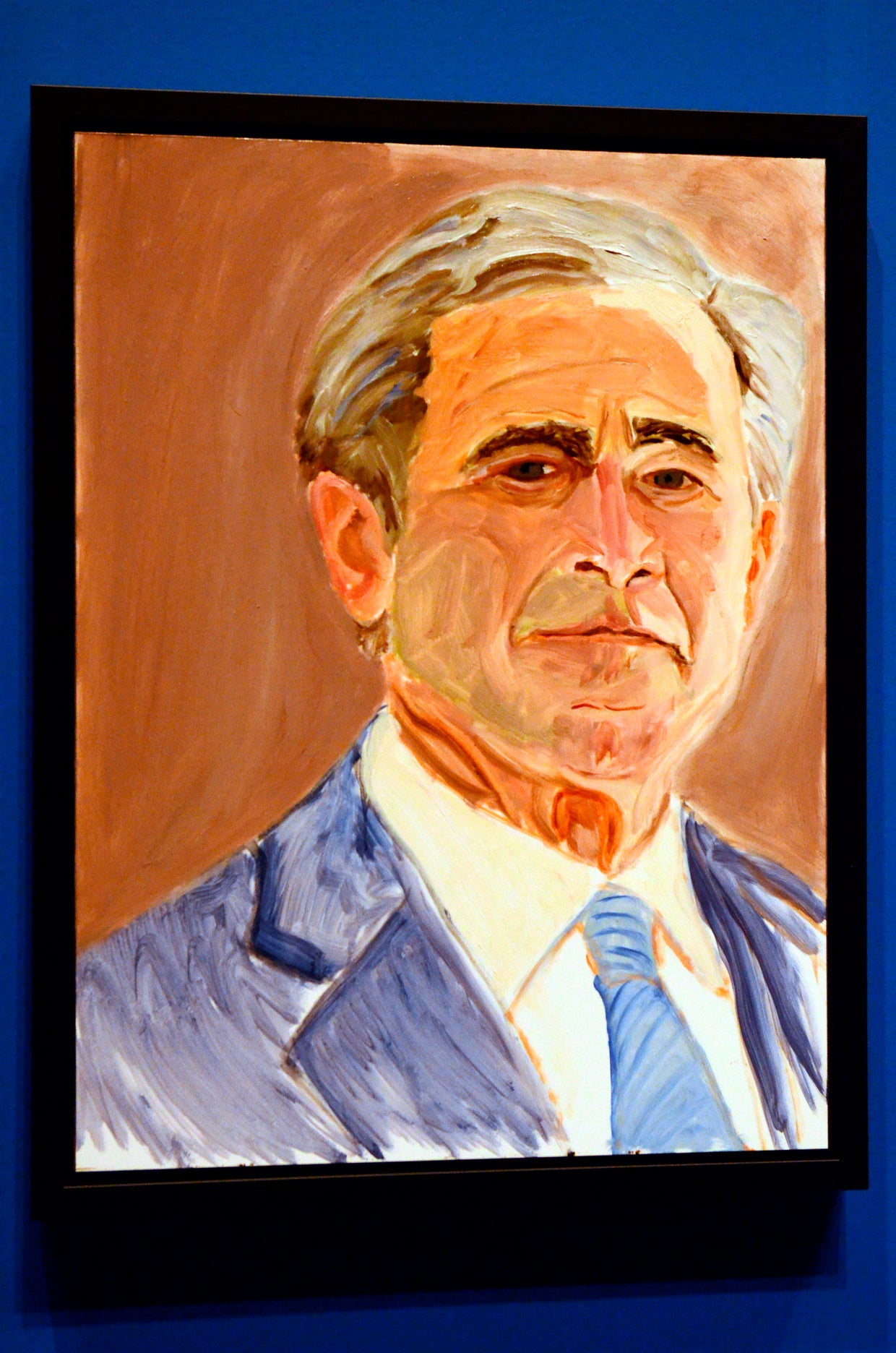 George W. Bush paints world leaders