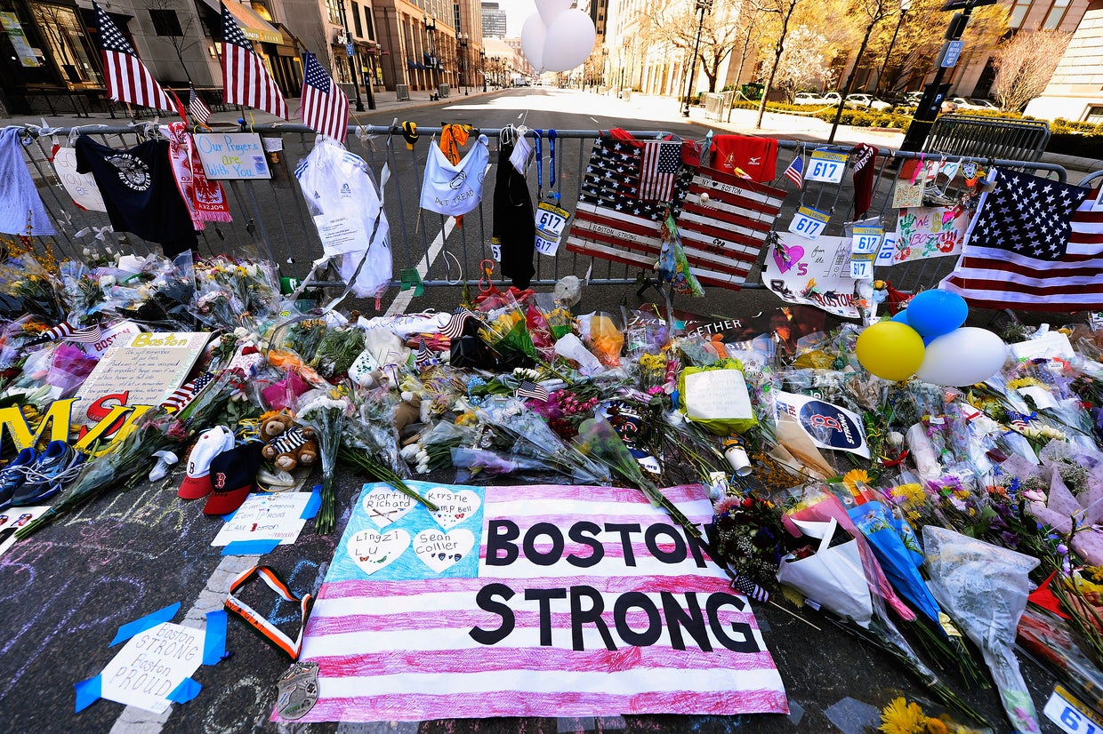 Iconic images of the terrifying Boston Marathon bombing