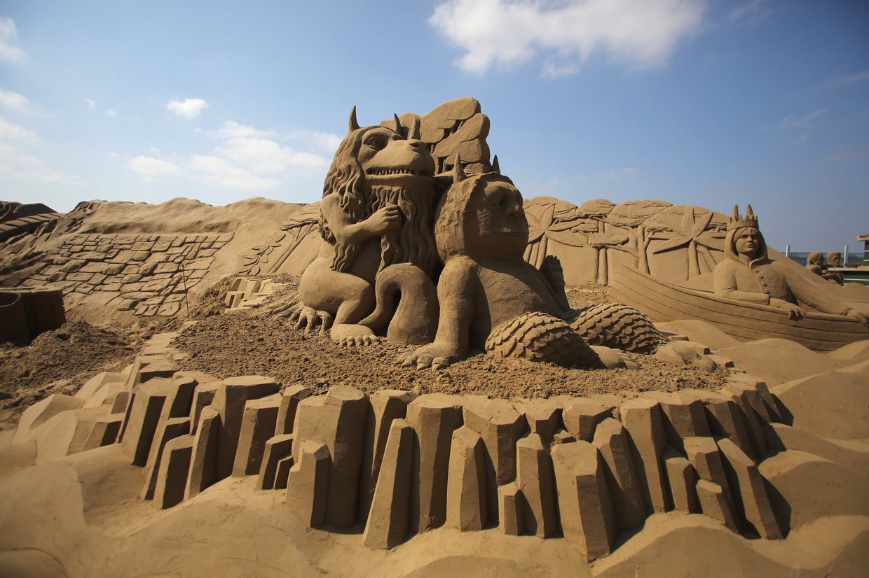 Fantasy sand sculptures