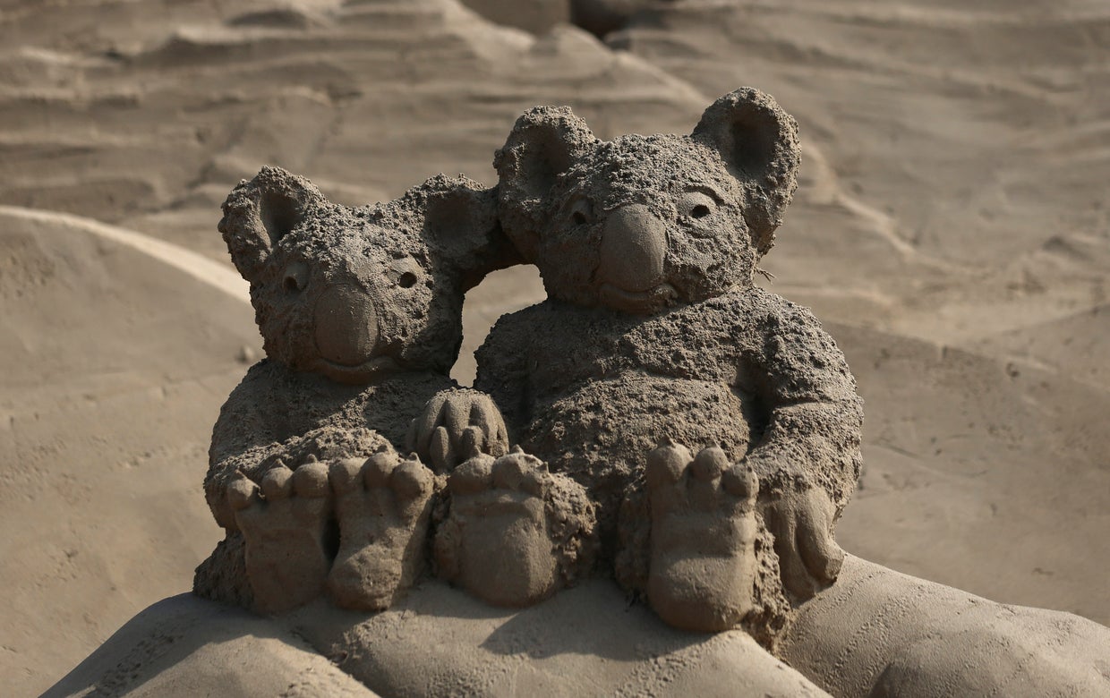 Fantasy sand sculptures