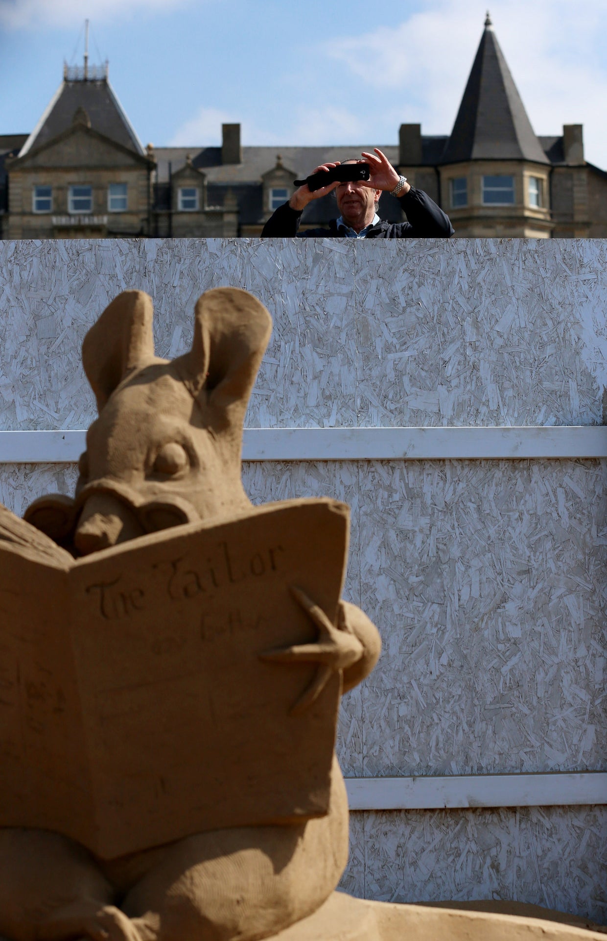 Fantasy sand sculptures