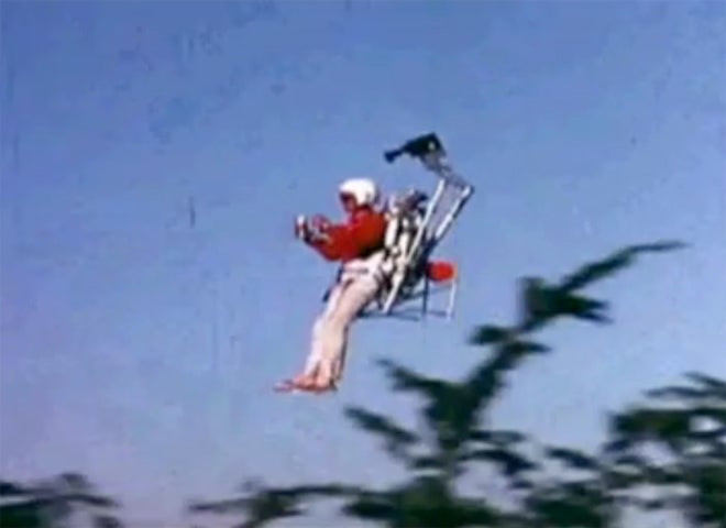 Jet packs in flight and fiction