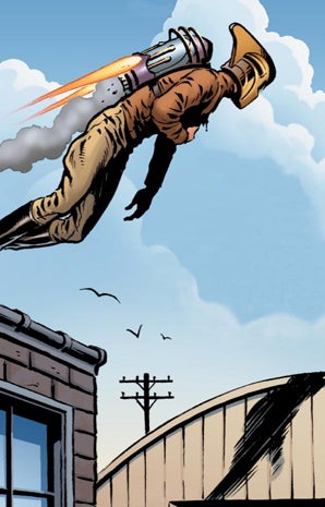 Jet packs in flight and fiction