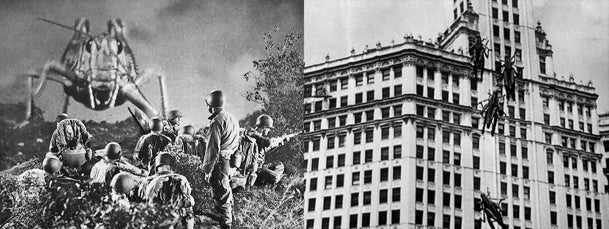 Giant movie monsters