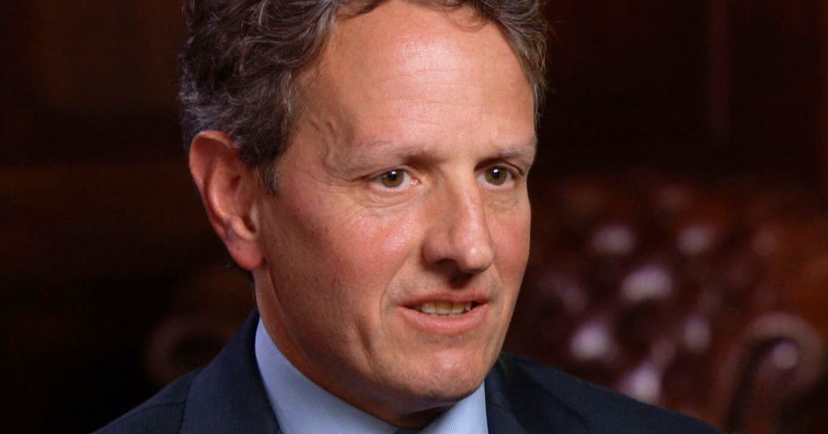 Timothy Geithner on his "terrifying days" at Treasury - CBS News