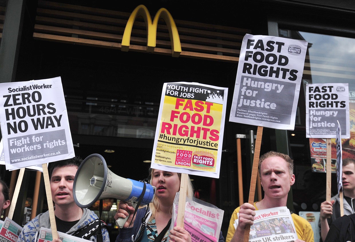 Fast-food chains face wave of global protests - CBS News