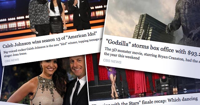 Entertainment buzz: Facebook's top 10 moments of the week - CBS News