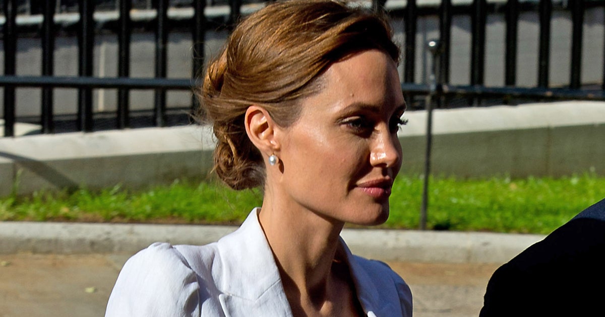 Angelina Jolie Addresses Sexual Violence At Summit Cbs News
