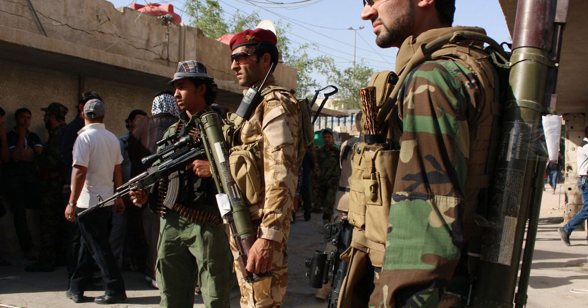 Iraqi helicopter shot down in clash with militants, officials say - CBS ...