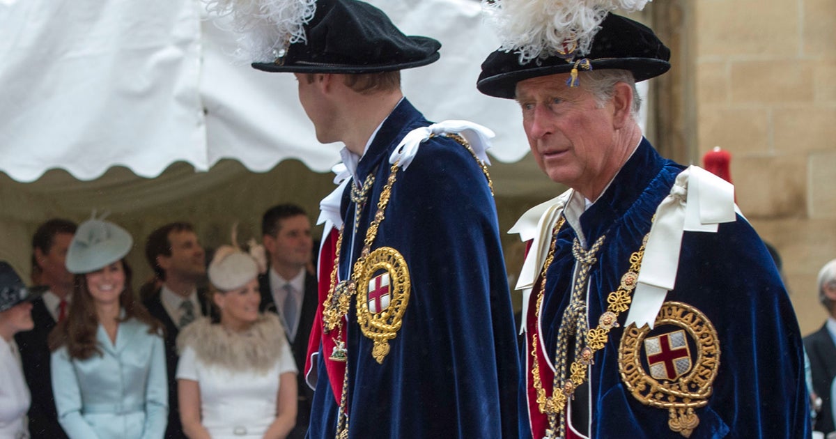 Britain's royals all decked out for Order of the Garter ceremony - CBS News