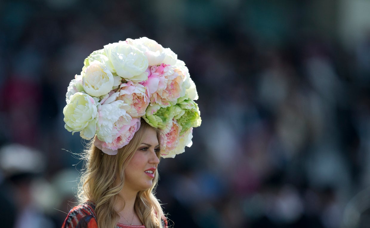 Ornate hats at the Royal Ascot horse race