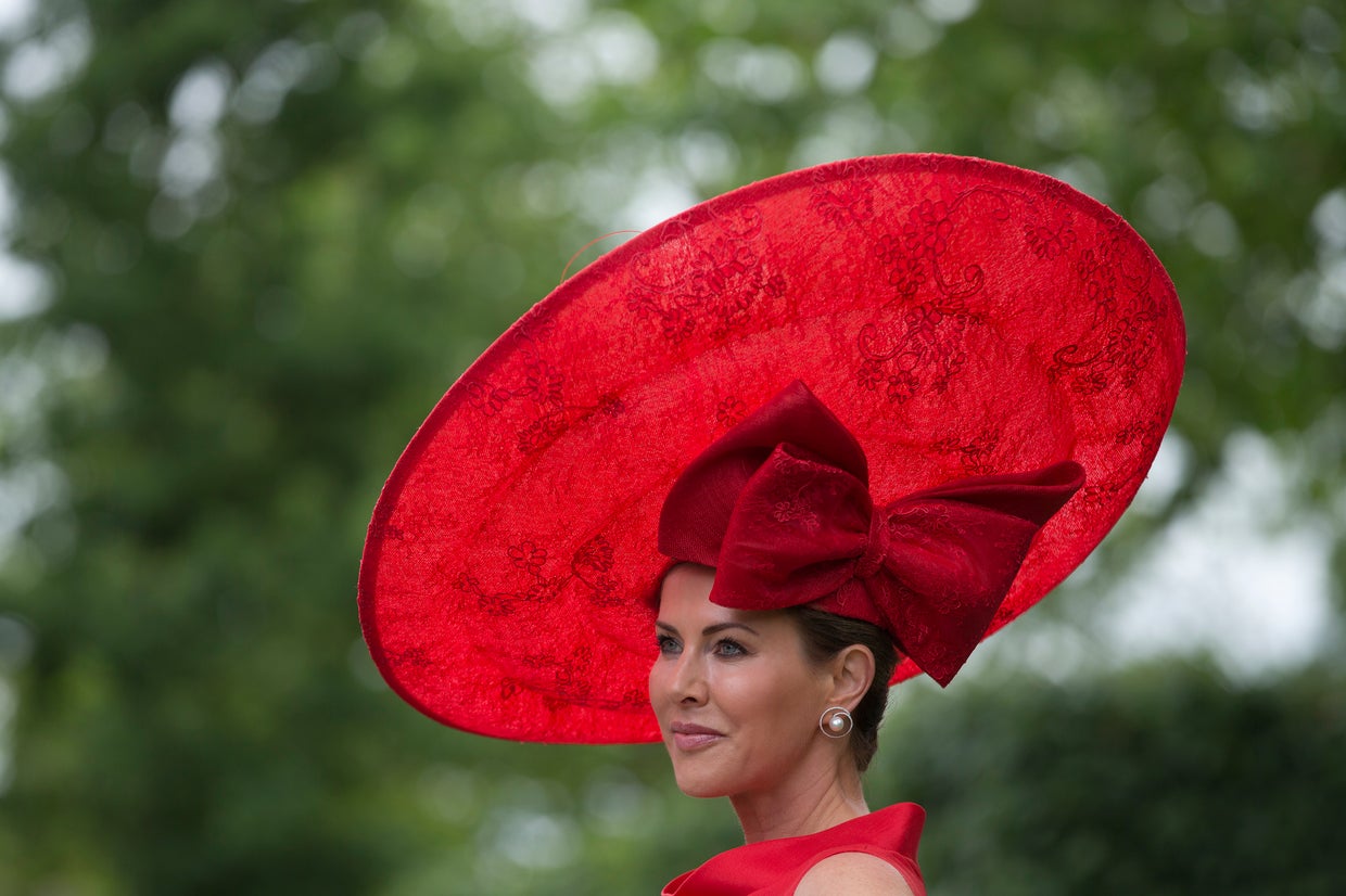 Ornate hats at the Royal Ascot horse race