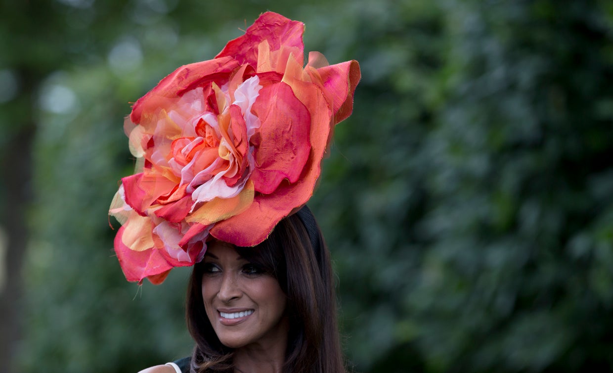 Ornate hats at the Royal Ascot horse race