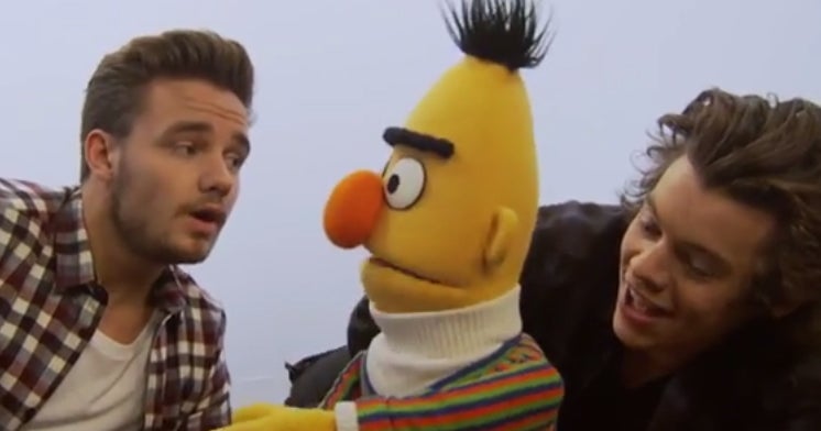 One Direction sings the ABCs with Bert on "Sesame Street" - CBS News