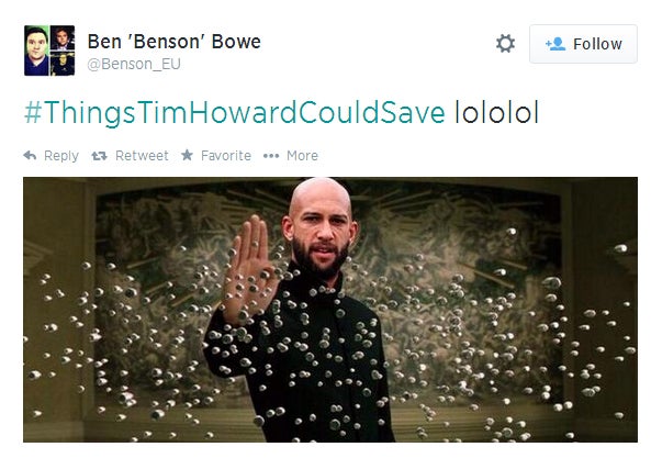 Things Tim Howard could save