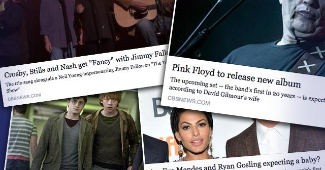 Entertainment buzz: Facebook's top 10 moments of the week - CBS News
