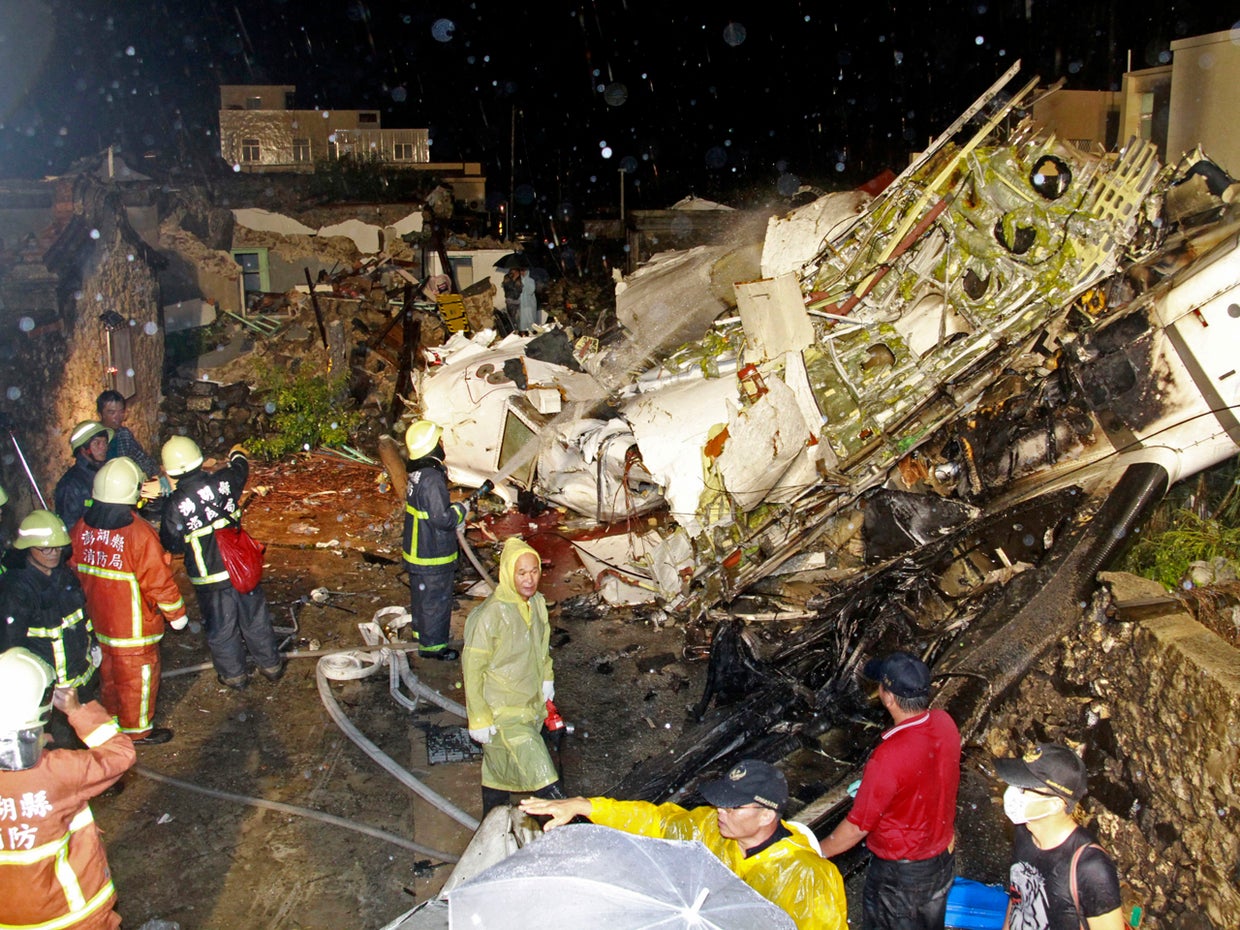 TransAsia Airways Flight GE222 crashes on Taiwan island Penghu; 47 die ...