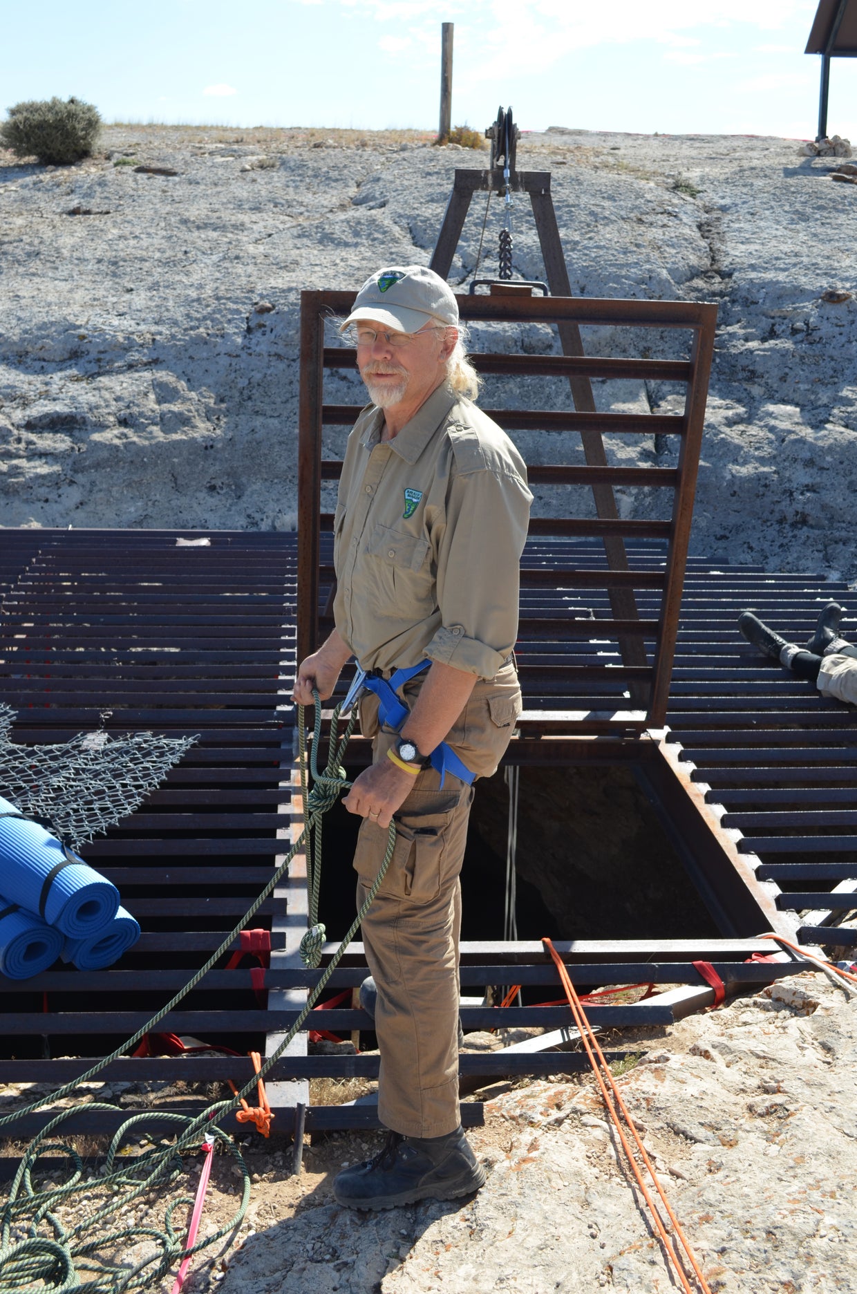 Digging for bones in Wyoming