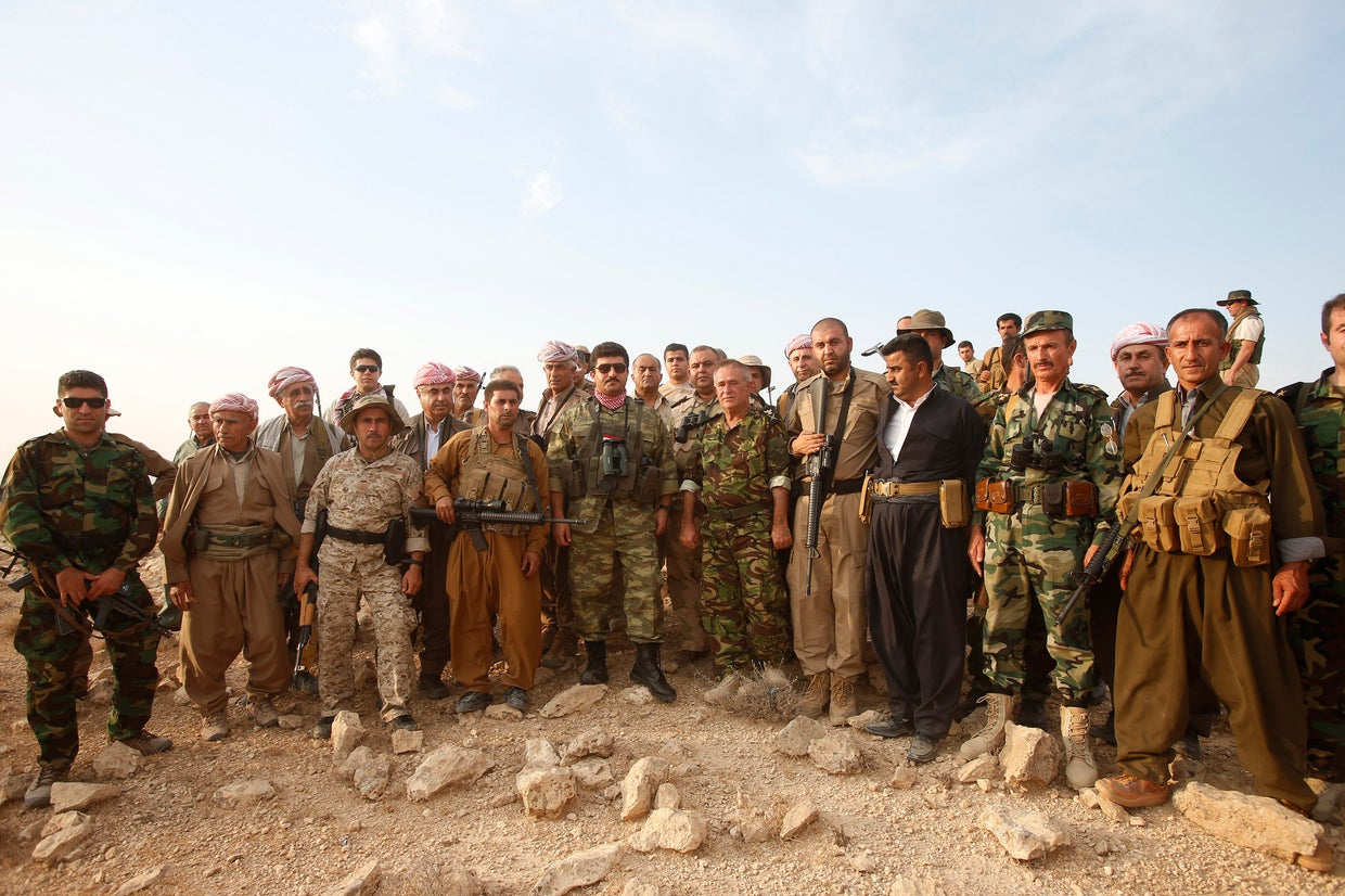 Peshmerga fighters of Iraq