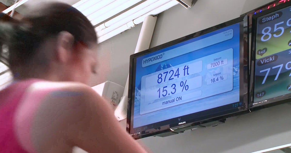 High-altitude training takes workouts to a new level - CBS News