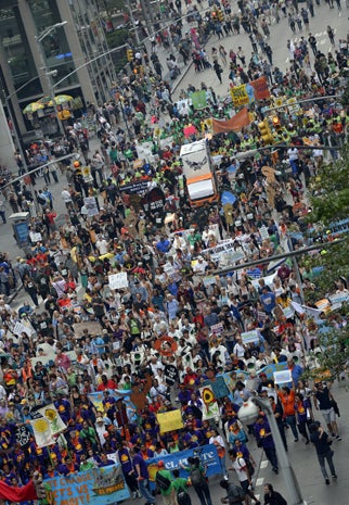 Marches around the world for climate action