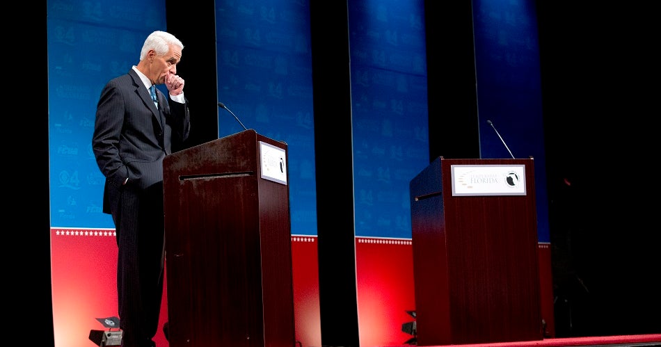 Florida governor debate between Charlie Crist and Rick Scott takes ...