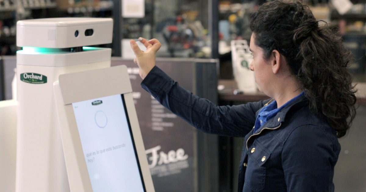 Hardware store robot gives customers high-tech help - CBS News