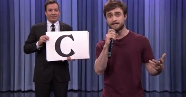 Daniel Radcliffe raps Blackalicious' "Alphabet Aerobics" on "The ...