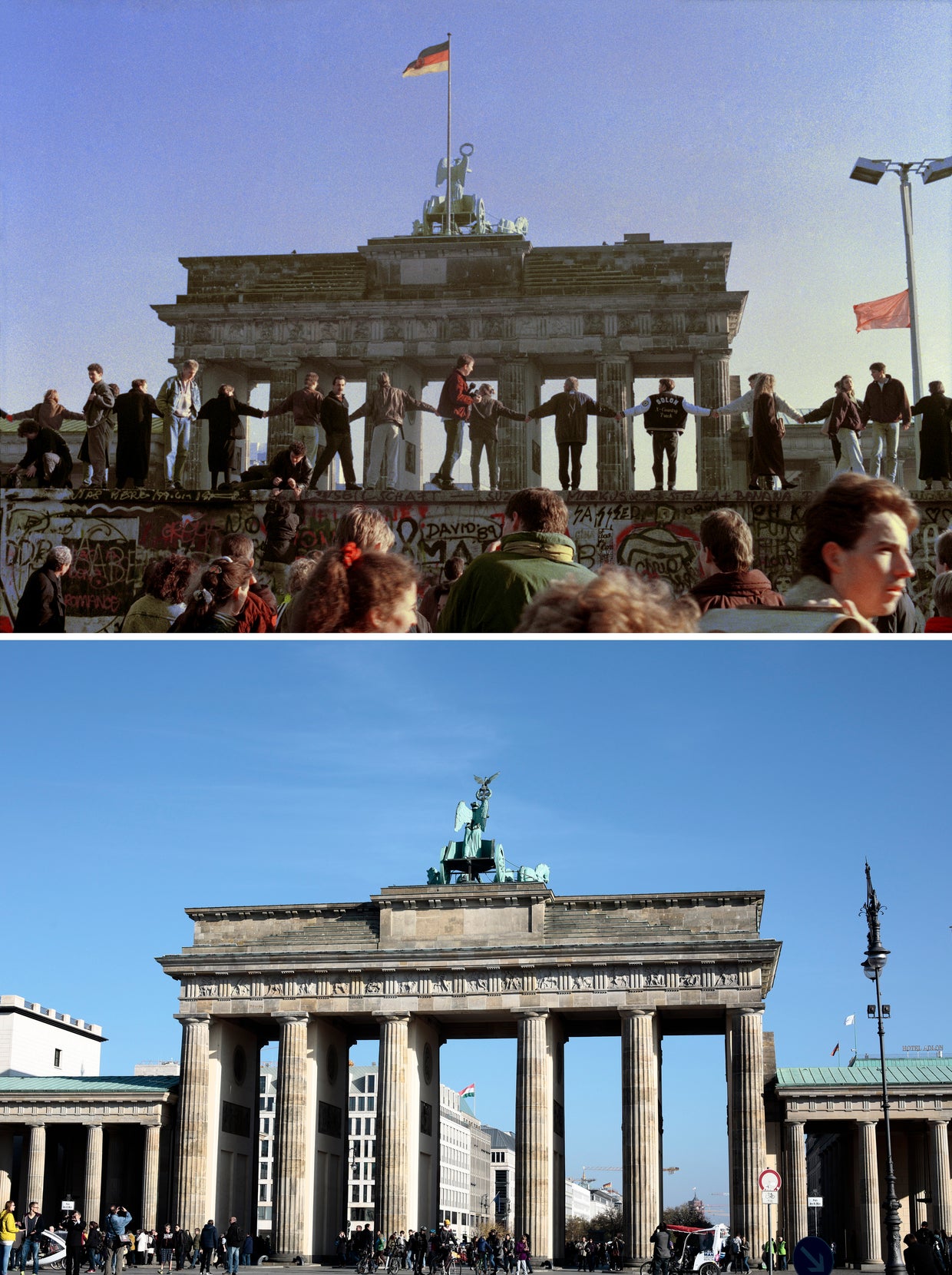 Berlin Wall - Now and Then