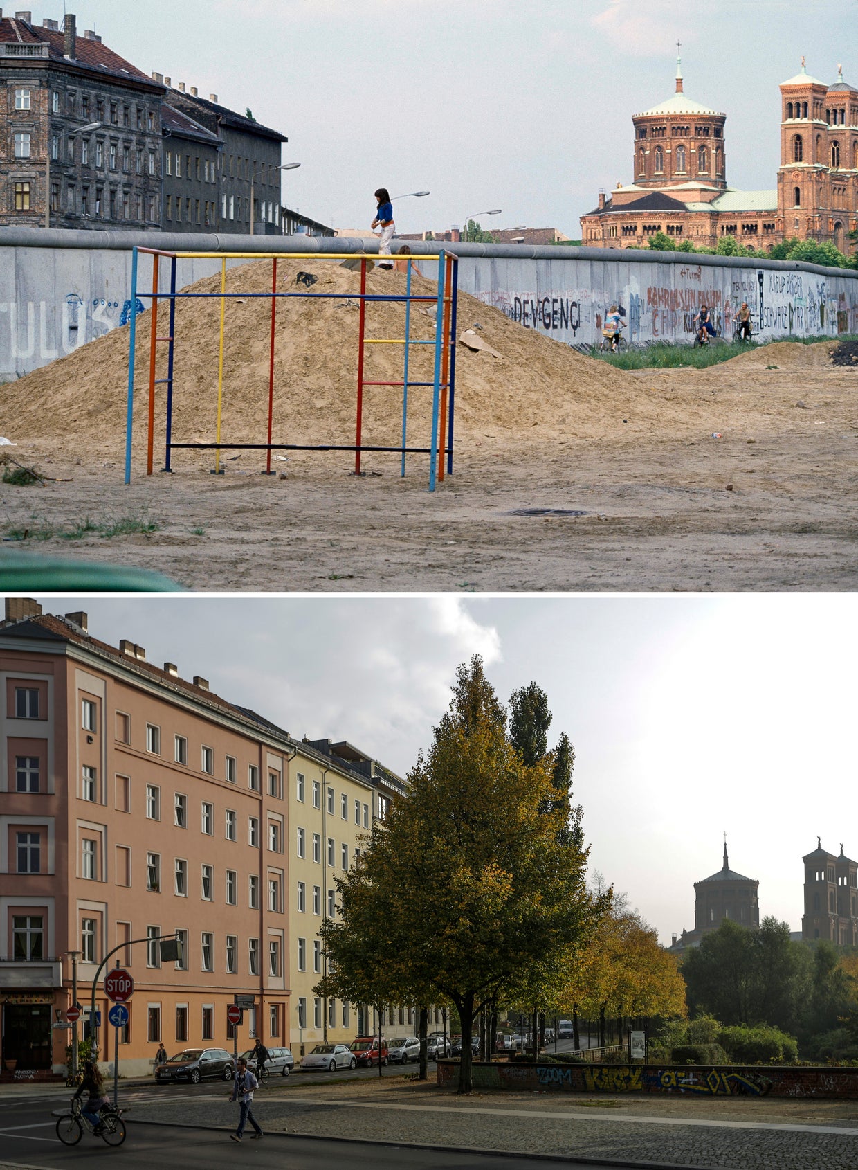 Berlin Wall - Now and Then