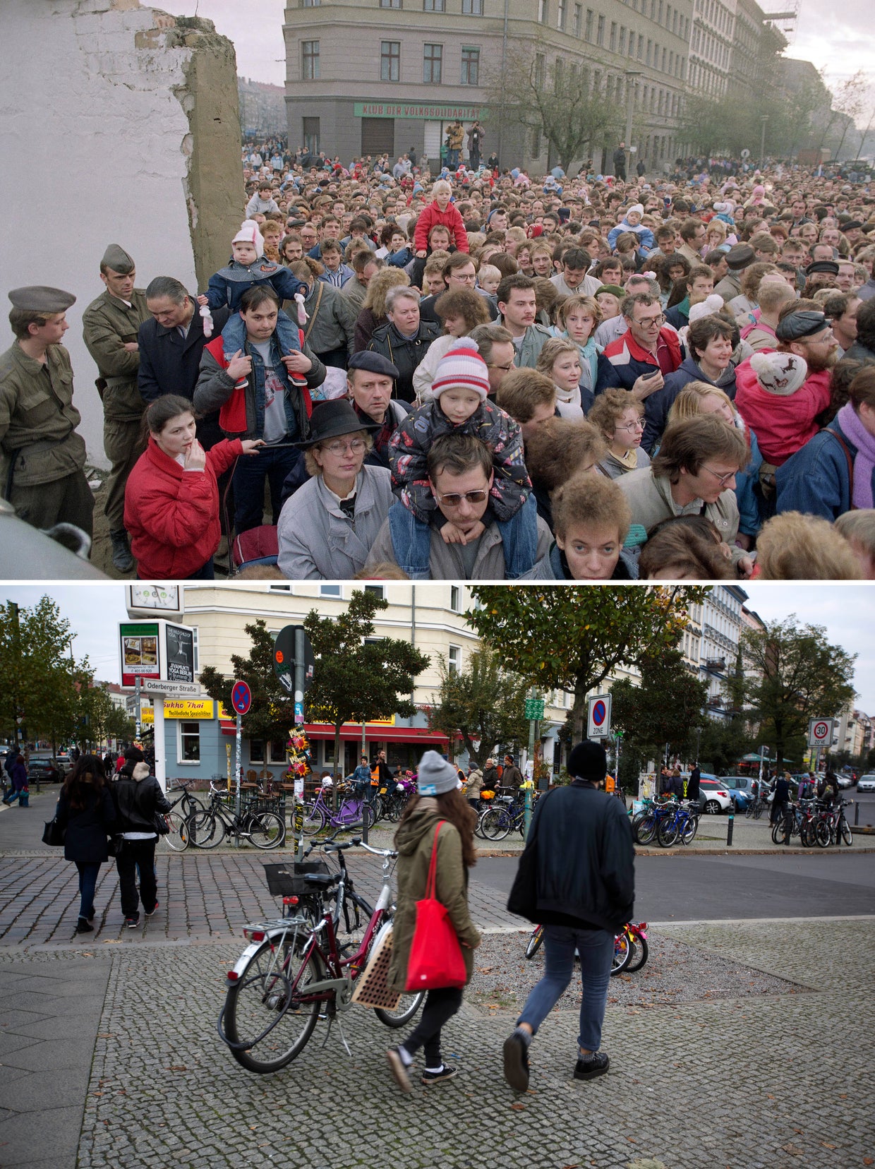 Berlin Wall - Now and Then