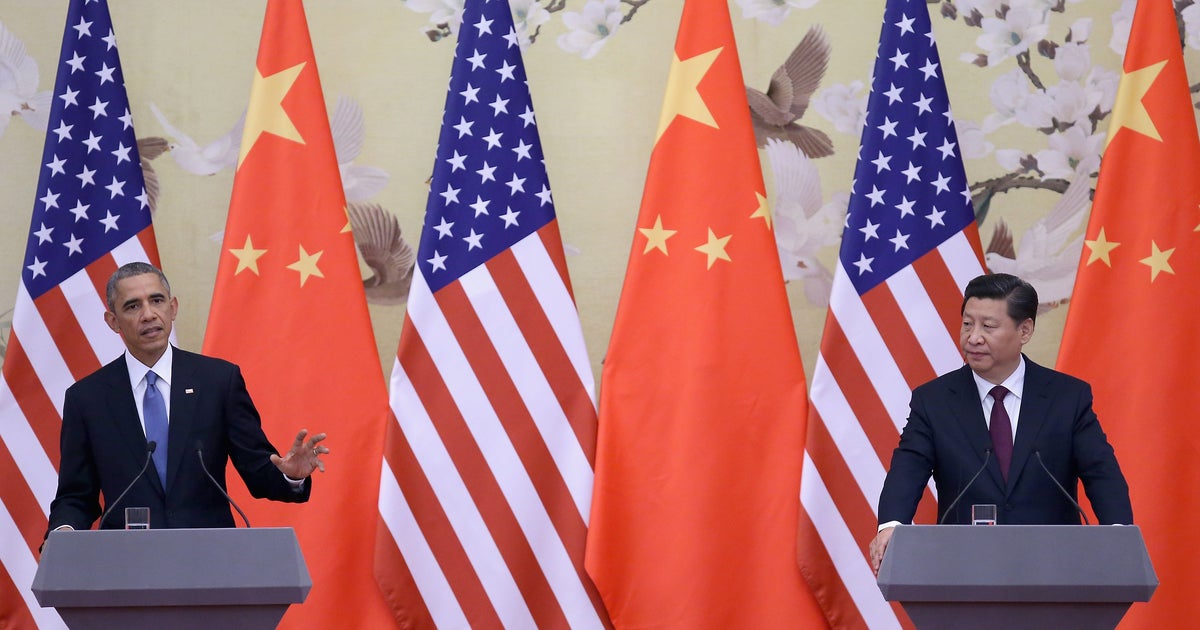 Obama, China's president unveil flurry of accords - CBS News