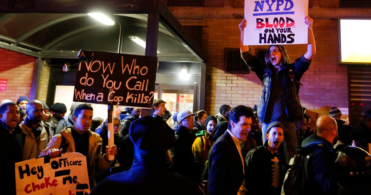 Eric Garner case: Why weren't protests as violent as in Ferguson? - CBS ...