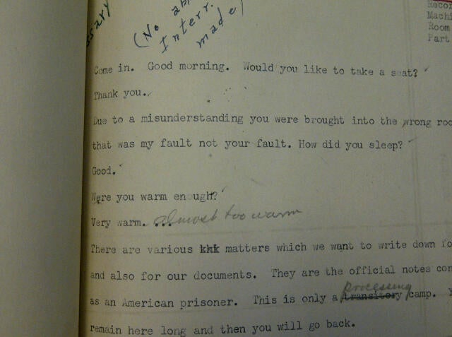 Secret WWII camp interrogators say torture wasn't needed - CBS News