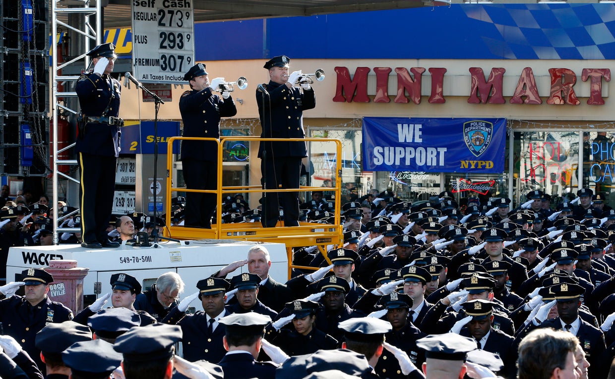 Slain NYPD officers mourned