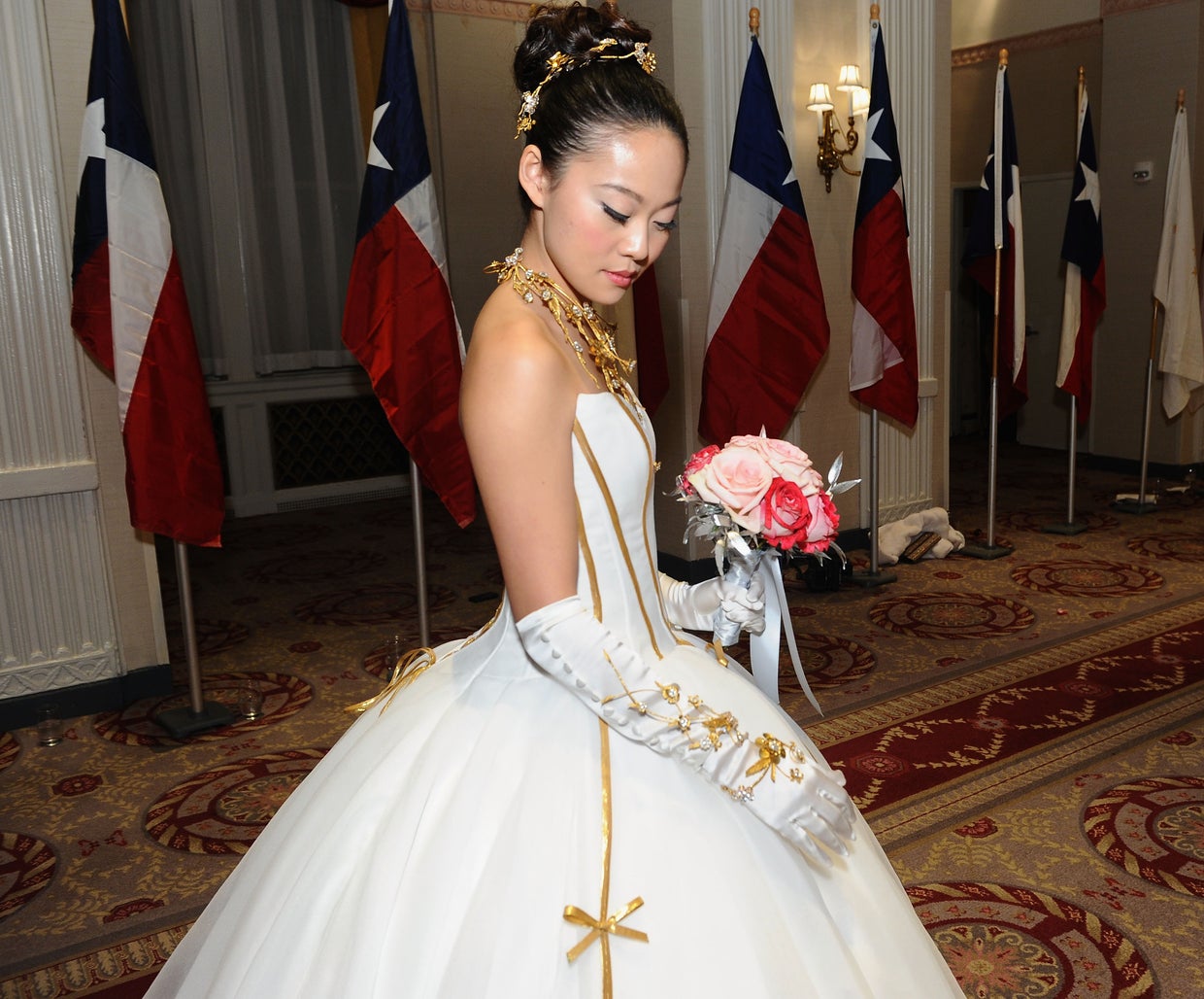 At the International Debutante Ball