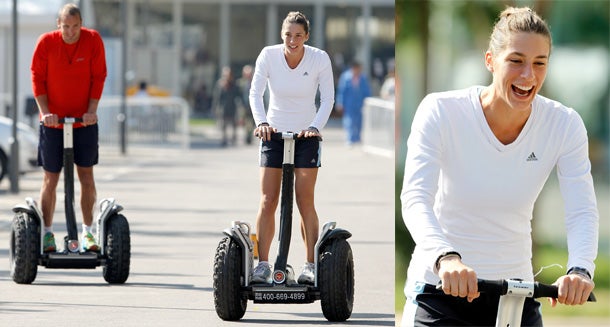 Famous people riding Segways