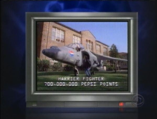 1996: Man sues Pepsi for not giving him the Harrier Jet from its ...