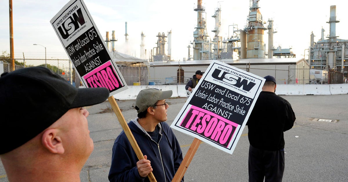 U.S. refinery strike rattles global oil market - CBS News