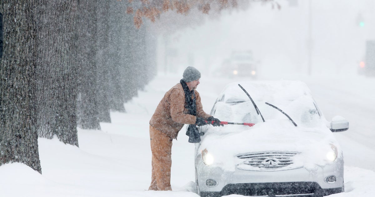 South, northeast continue to navigate snow, sleet, cold - CBS News
